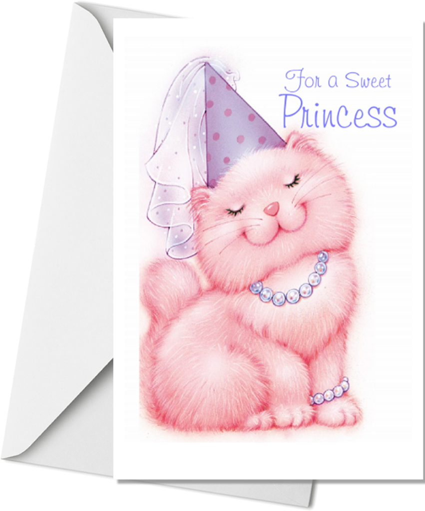 Sweet Princess Birthday Greeting Card - SnapCards Greeting Cards